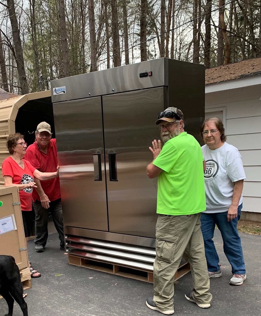 The Center Gets a New Refrigerator - Mercer Senior Center
